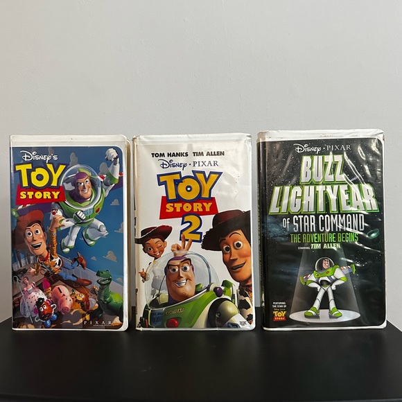 Disney | Media | Toy Story Vhs Bundle Toy Story Toy Story 2 And Buzz ...